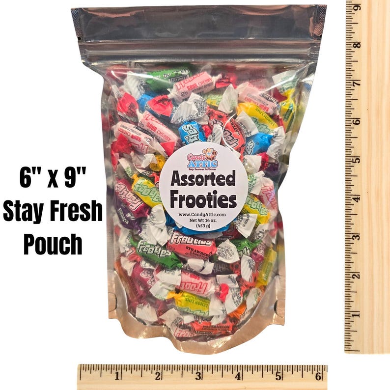 Assorted Frooties Candy ~ BULK ~ Choose A Size ~ 11 Flavors ~ Party ...