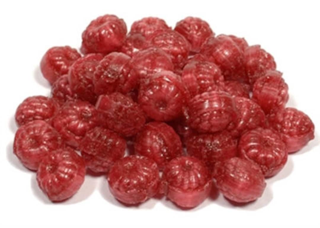 Filled Raspberries Individually Wrapped Raspberry Flavor Filled Candy 8 ...
