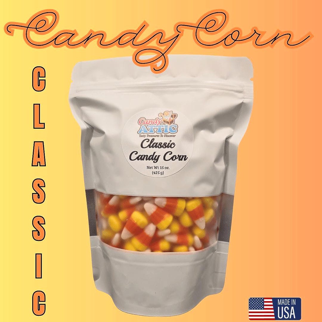 Classic Candy Corn ~ Old Time Candy ~ 15 Ounce Bag ~ Stand up Candy Bag ...