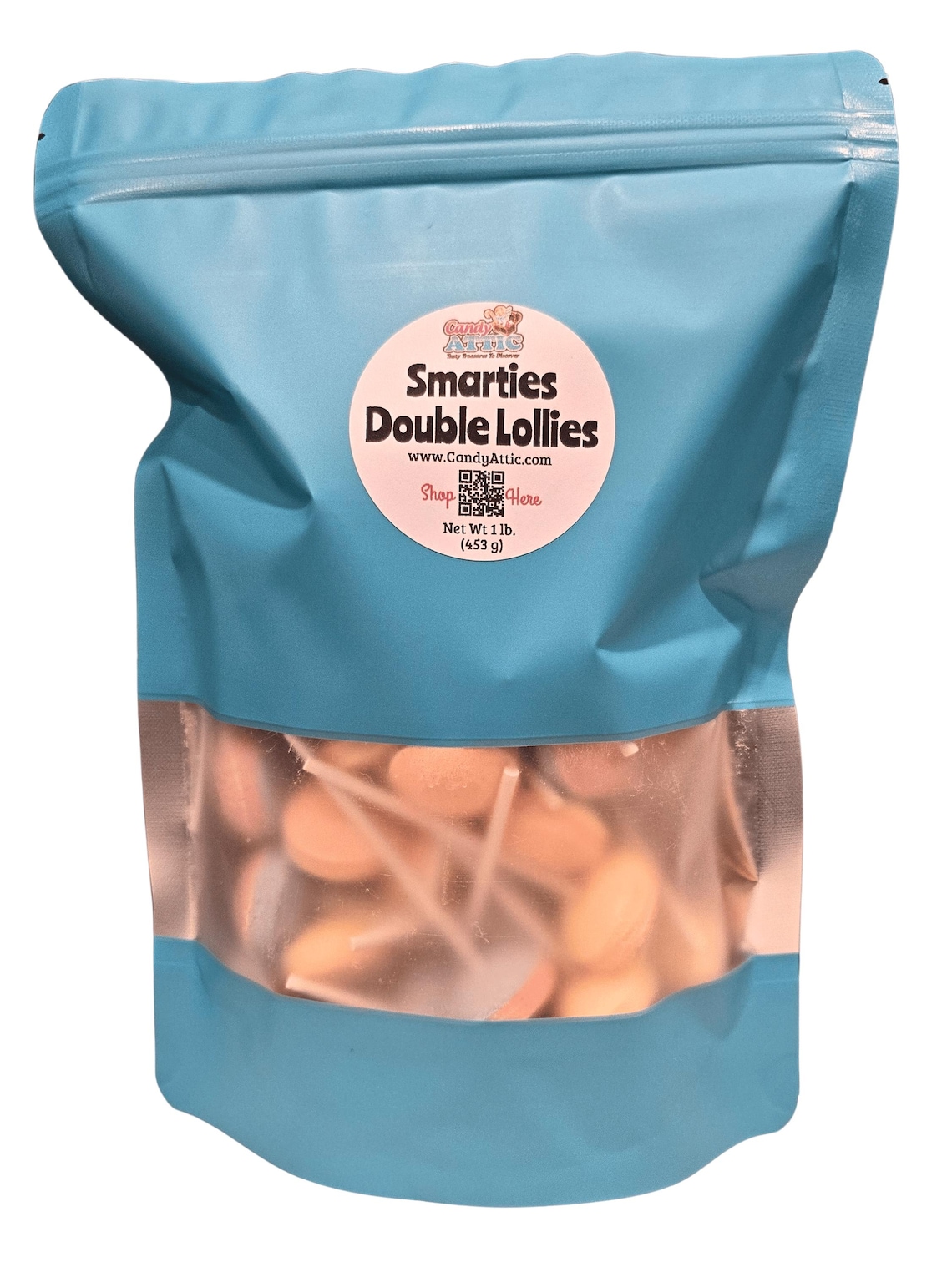Smarties Double Lollies ~ 1 LB. Bulk Bag ~ Unwrapped Suckers ...