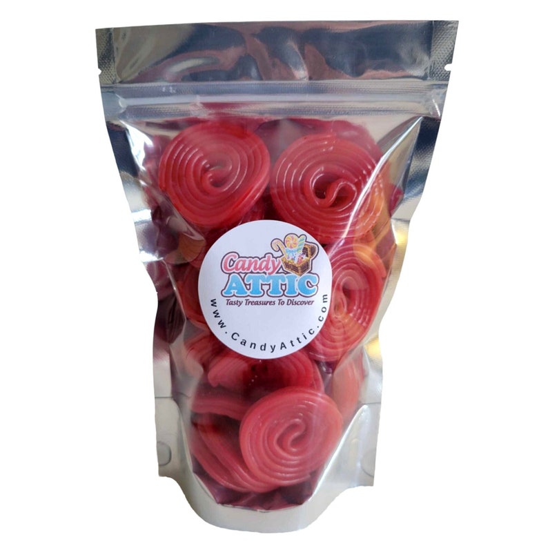 Strawberry Licorice Wheels ~ Red Licorice Wheels ~ 9 Ounce Bag ...
