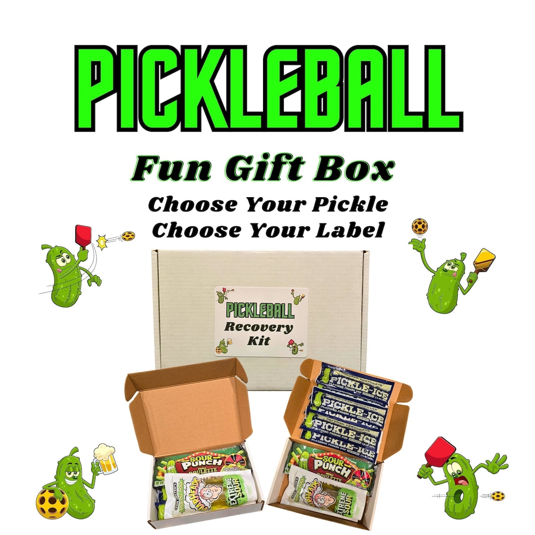 Pickleball Gift Set ~ Pickle Ice ~ Pickle Roulette ~ Pickle in A Pouch ...