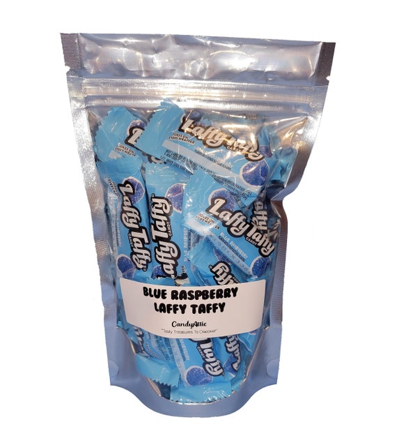 Blue Raspberry Laffy Taffy Candy Pouch Taffy 1/2 Lb. Bag | Etsy
