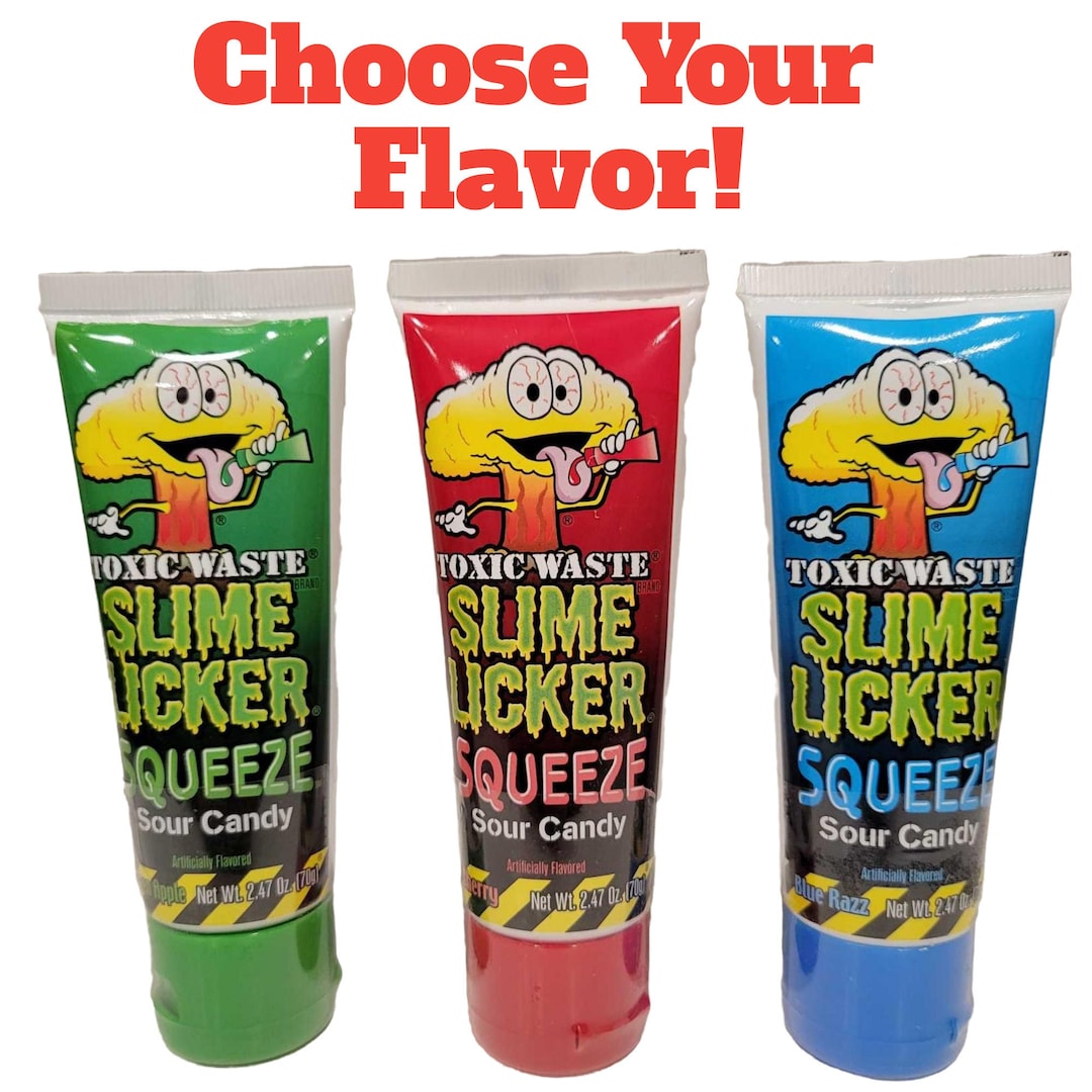 Slime Licker Sour Squeeze Candy ~ Toxic Waste ~ Slime Licker ~ Tik Tok ...