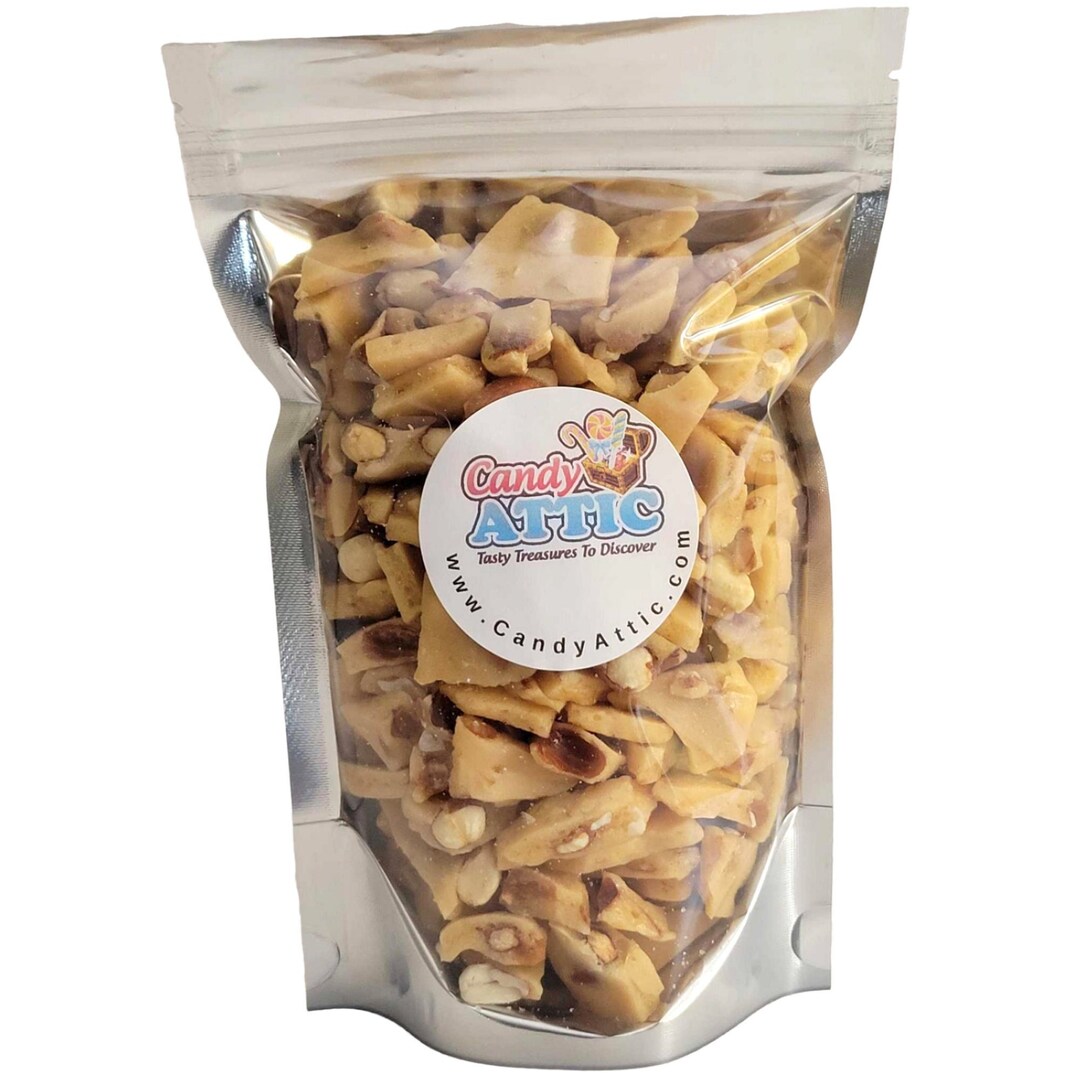 Old Fashioned Peanut Brittle Bite Size Pieces Old Fashioned Candy ...
