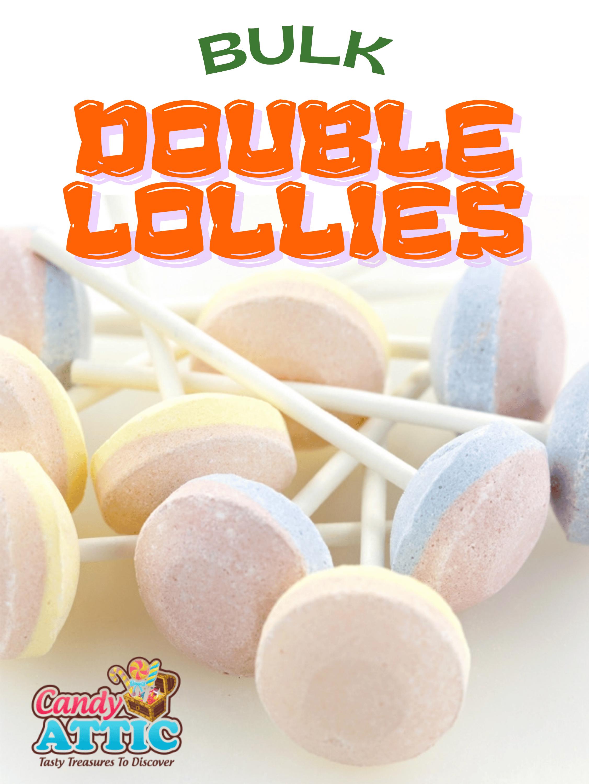 Smarties Double Lollies ~ 1 LB. Bulk Bag ~ Unwrapped Suckers ...
