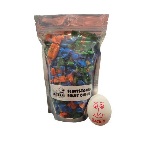 The Flintstones Fruit Chews Candy Pouch Alberts Taffy - Etsy