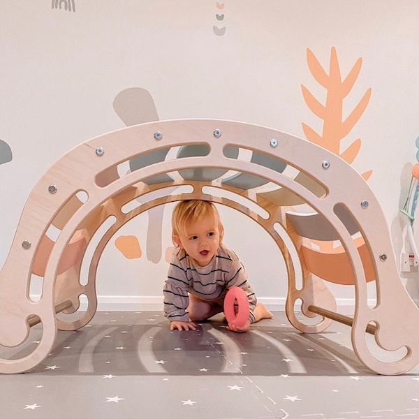 Wooden Climbing Arch Montessori Pillow - Etsy