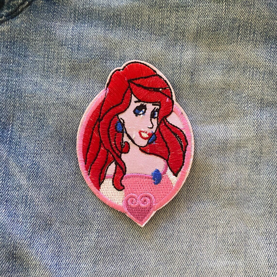 Iron on Patch Ariel the Little Mermaid Princess Patch for - Etsy