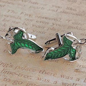 Elven Leaf Enamel Pin Ivy Leaf Jewellery Elfin Pins, Elf Evenstar ...