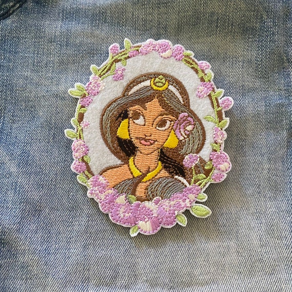 Iron on Patch Ariel Princess Jasmine Patch for Denim Jacket | Etsy