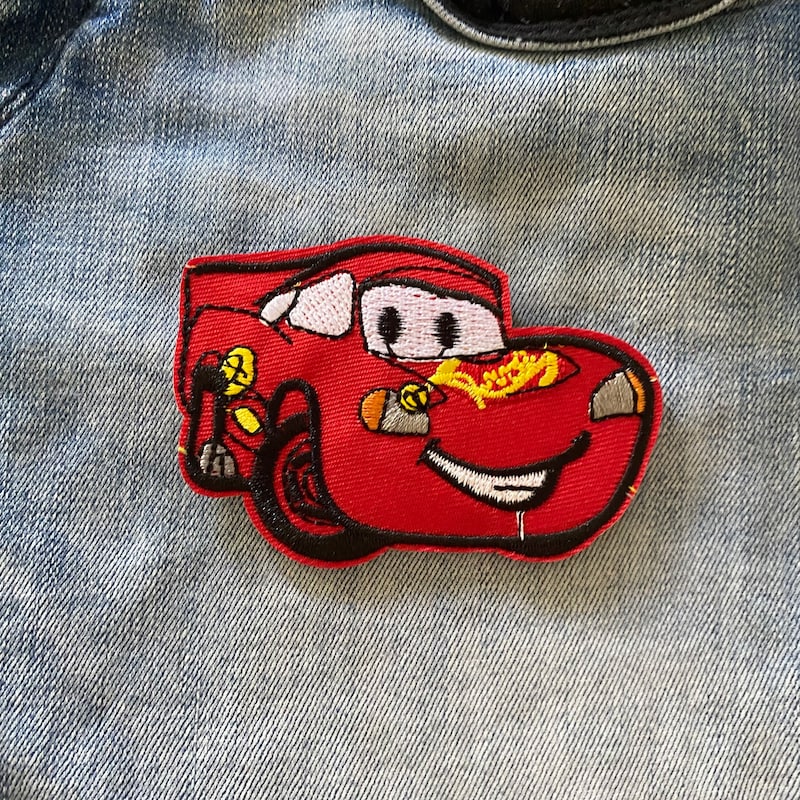 Lightning Mcqueen Applique - Etsy