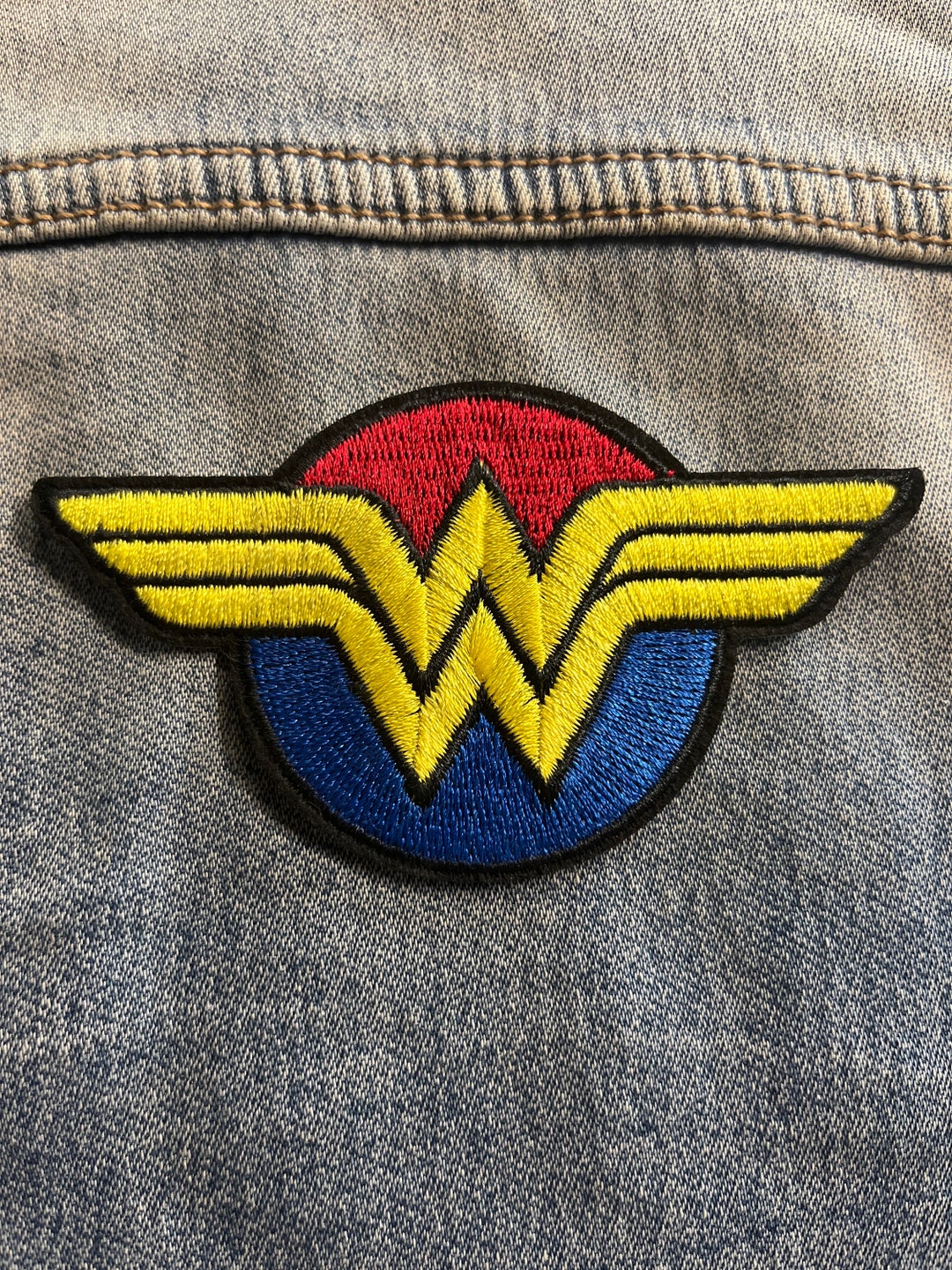 Wonder Woman Super Hero Iron on Patch Denim Jacket Comic Patch Festival ...