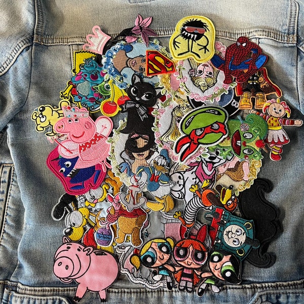 Cartoon Patches - Etsy