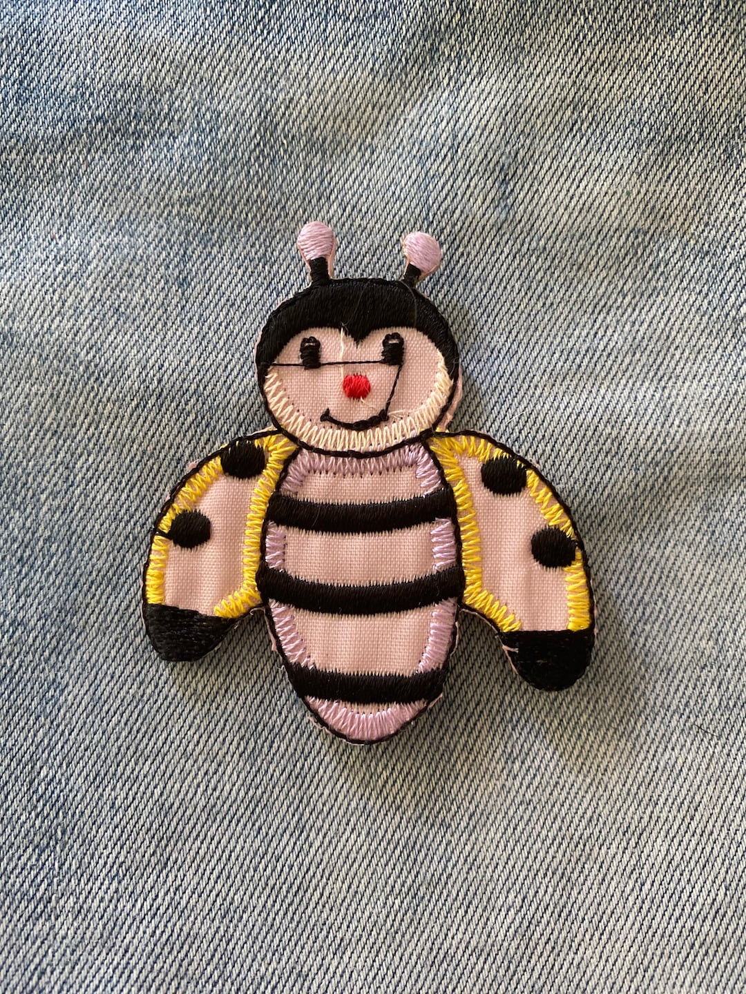 Bumble Bee Iron on Patch for Denim Jacket or Bag Patch, Buzz Bee Kids ...