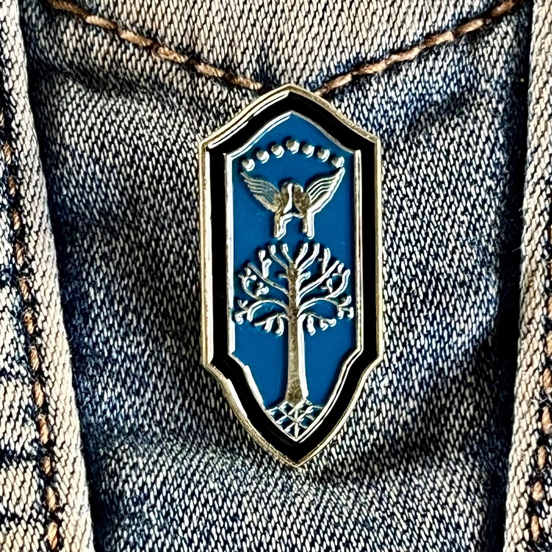 LOTR Enamel Citadel Shield Pin Cute Lord of the Rings Elfin Pins ...