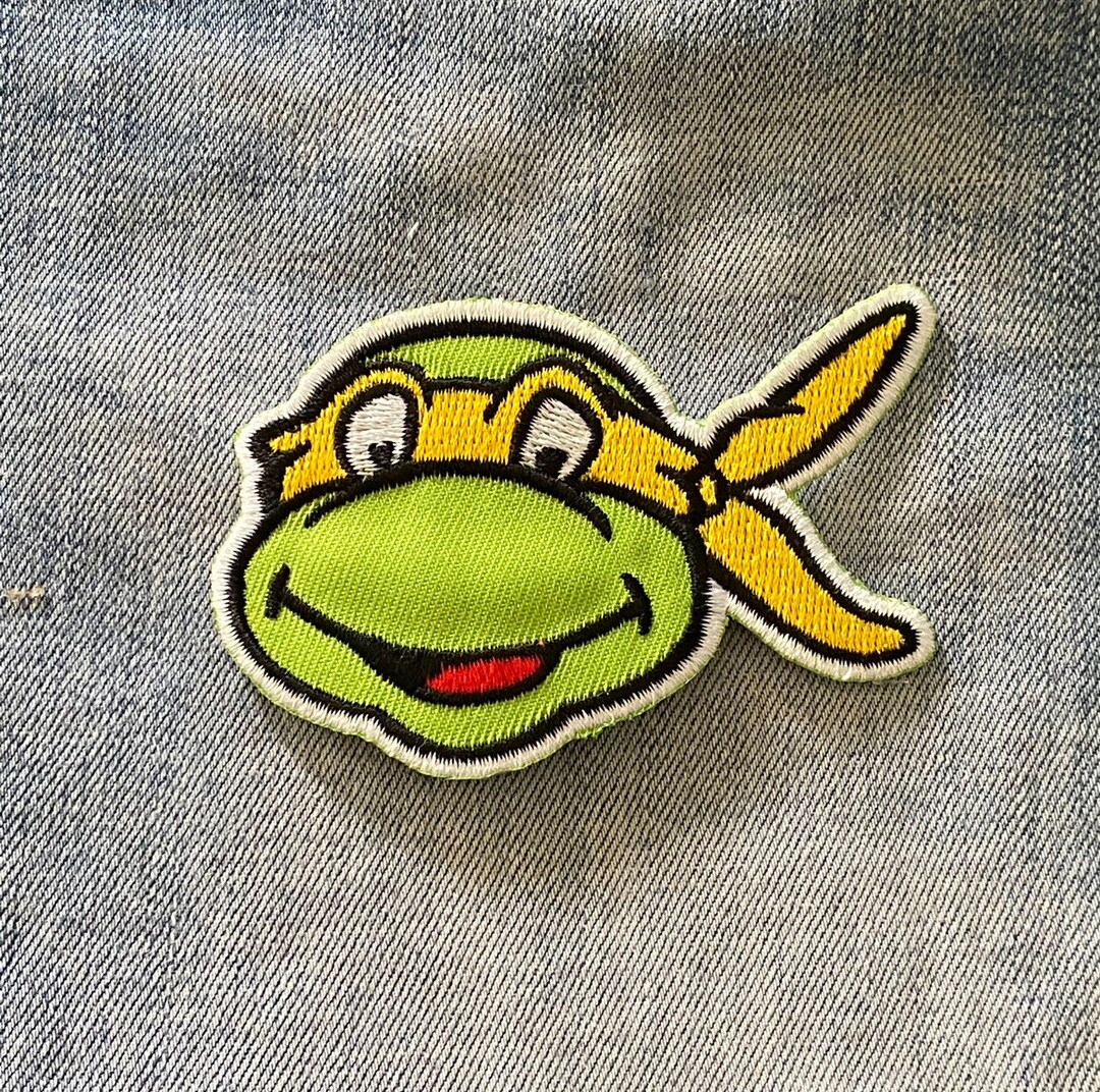 Ninja Turtles Iron on Patch for Denim Jacket Patch, Kids Movie Applique ...