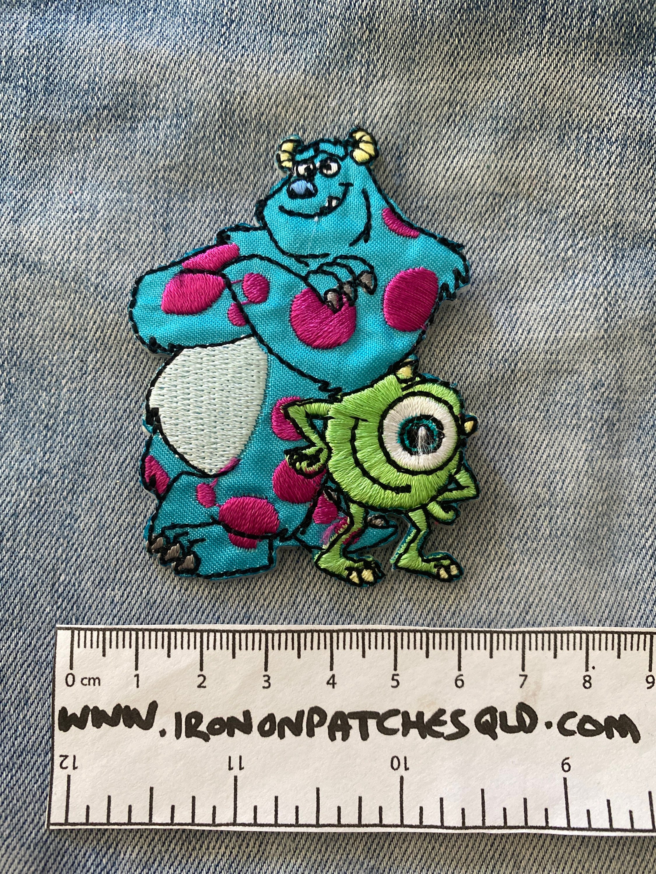 Monsters Inc Iron on Patch for Denim Jacket or Bag Patch, Sulley and ...