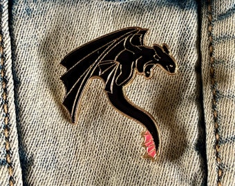 Toothless Nightfury How to Train Your Dragon Enamel Pin - Etsy