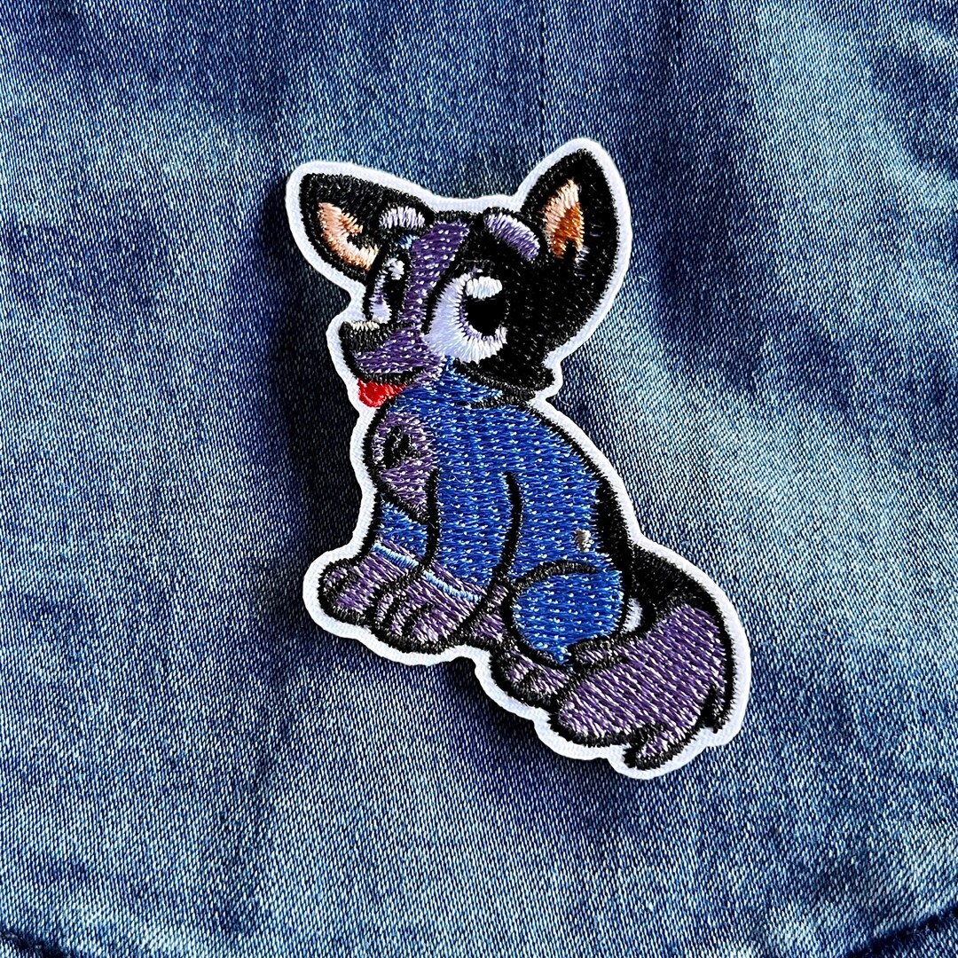 Bluey Iron on Patch, Bingo Chilli Embroidered, Cartoon Badge Coco ...