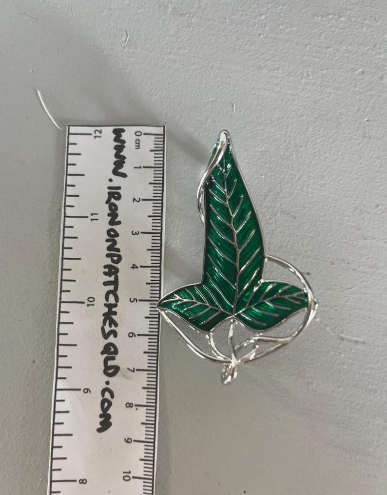 Elven Leaf Enamel Pin Ivy Leaf Jewellery Elfin Pins, Elf Evenstar ...