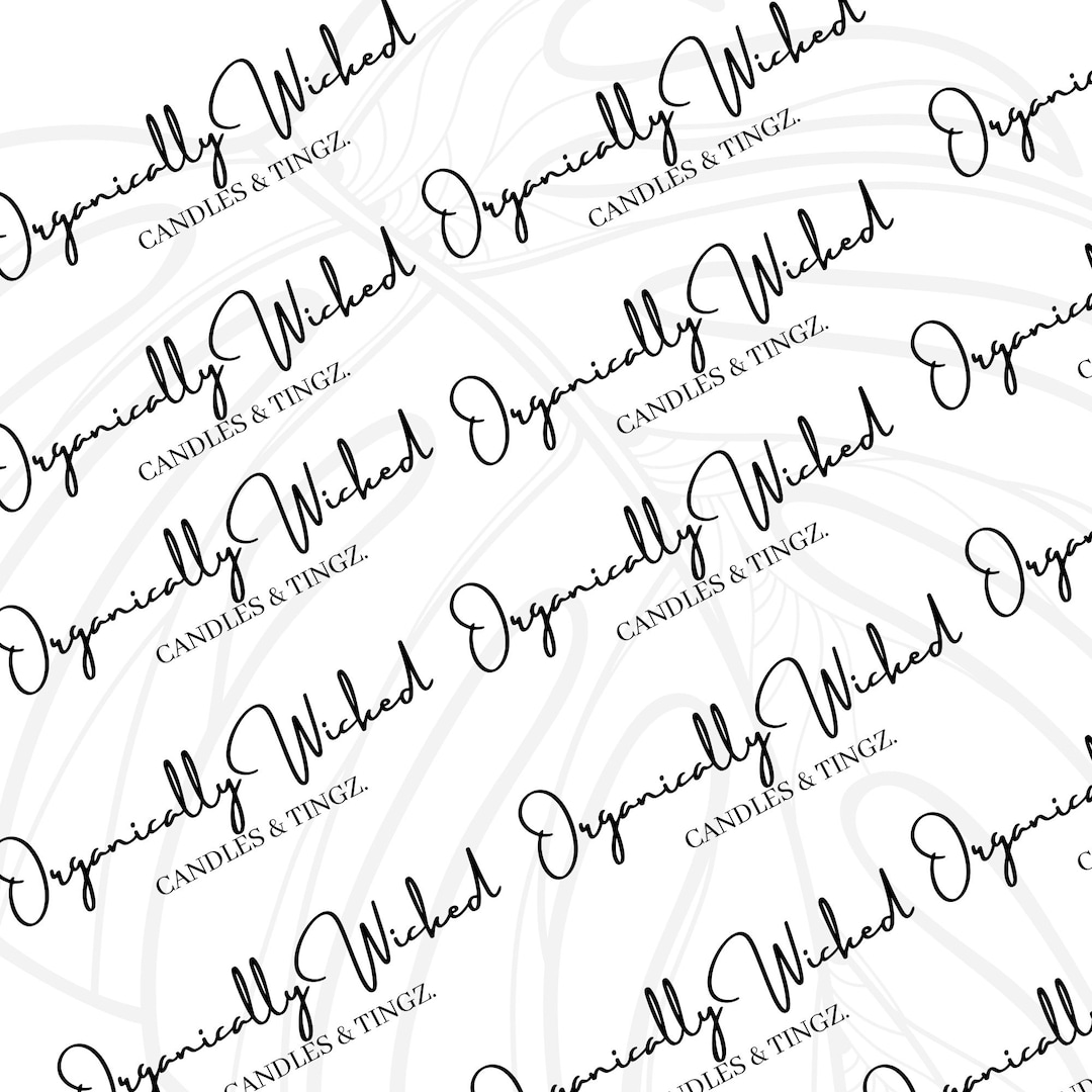 Editable Logo Tissue Paper Template | Custom Branded Tissue Paper | DIY ...