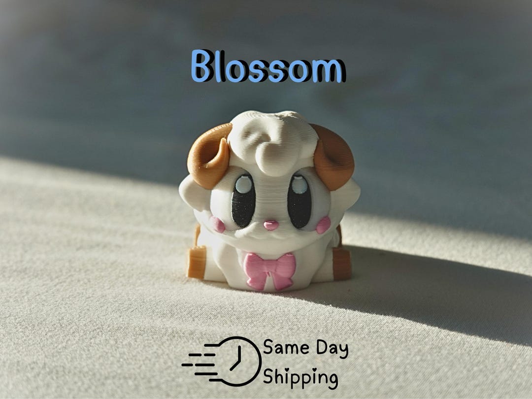 Blossom :) Detailed Pocket Pets 3D Printed Articulating Mini Fidget ...