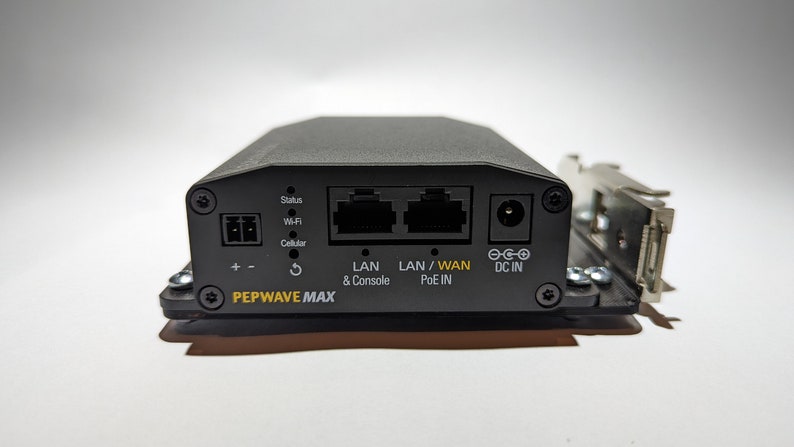 Peplink MAX BR1 Mini 90 Degree DIN Rail Mount HW1,2 - Etsy