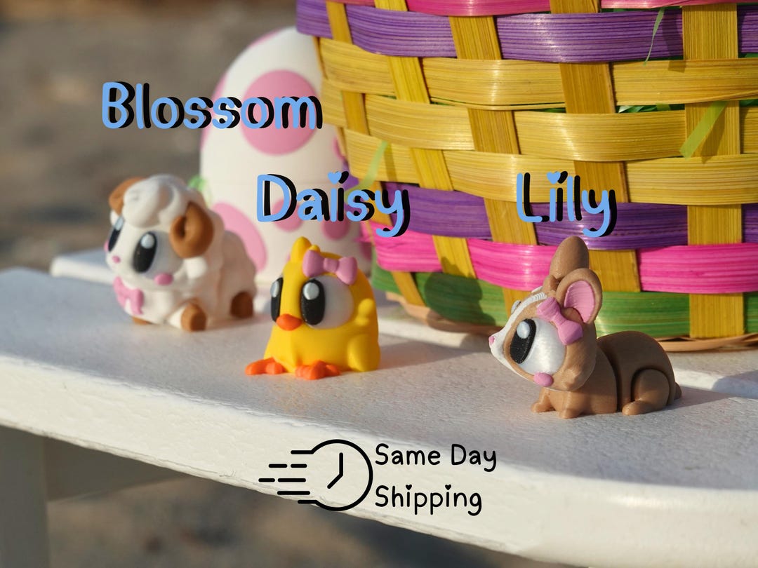 Christmas Elite Detailed Pocket Pets 3D Printed Articulating Mini ...