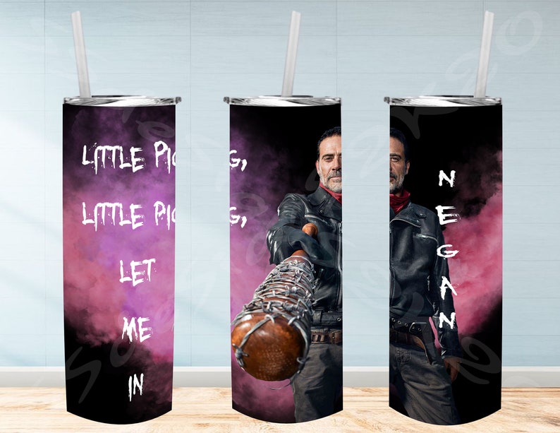 Negan the Walking Dead Little Pig Digital File for Sublimation - Etsy