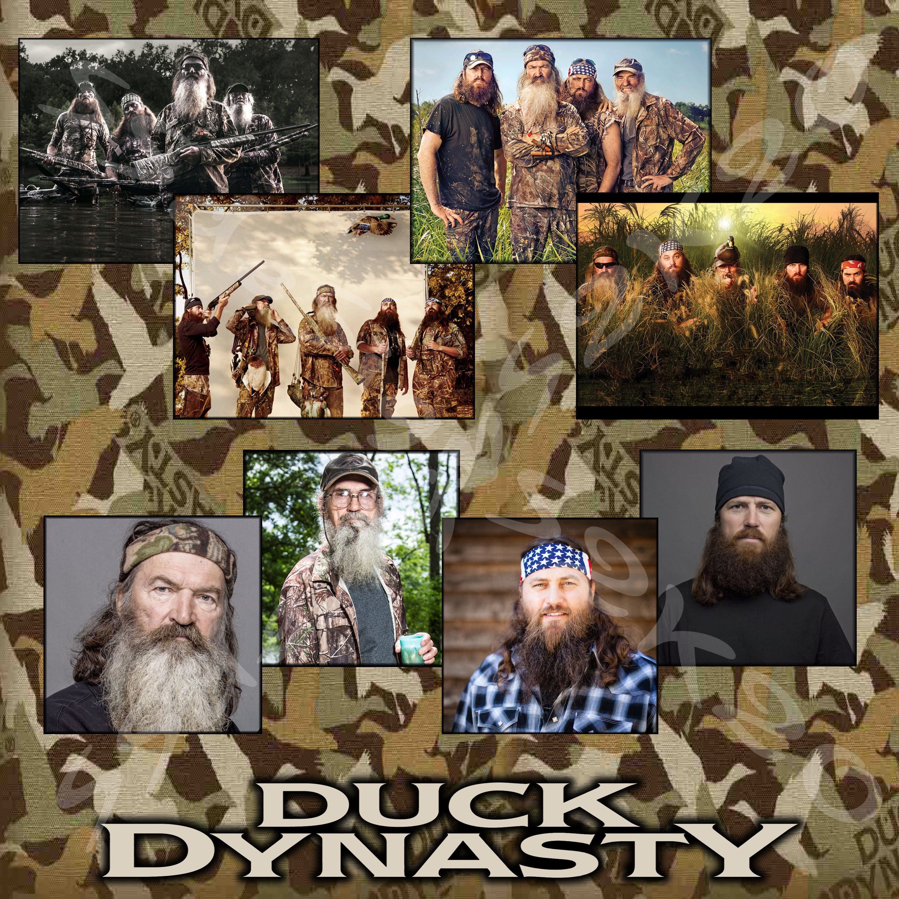 Duck Dynasty Beard Outline