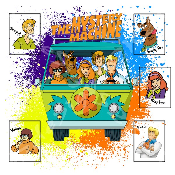 Mystery Machine Png - Etsy
