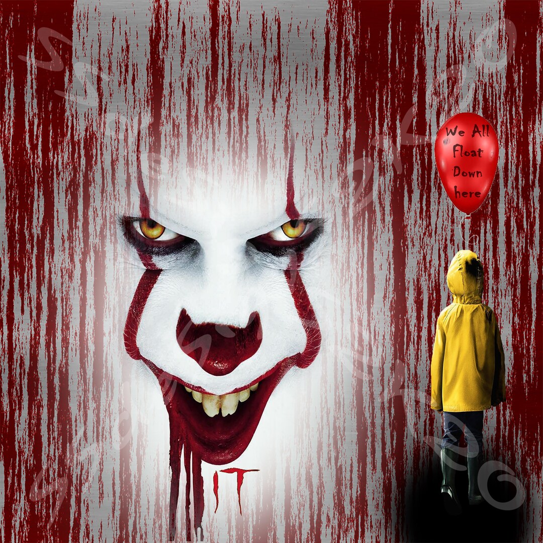 IT Pennywise digitales Design für Sublimation und/oder Druck - Etsy ...
