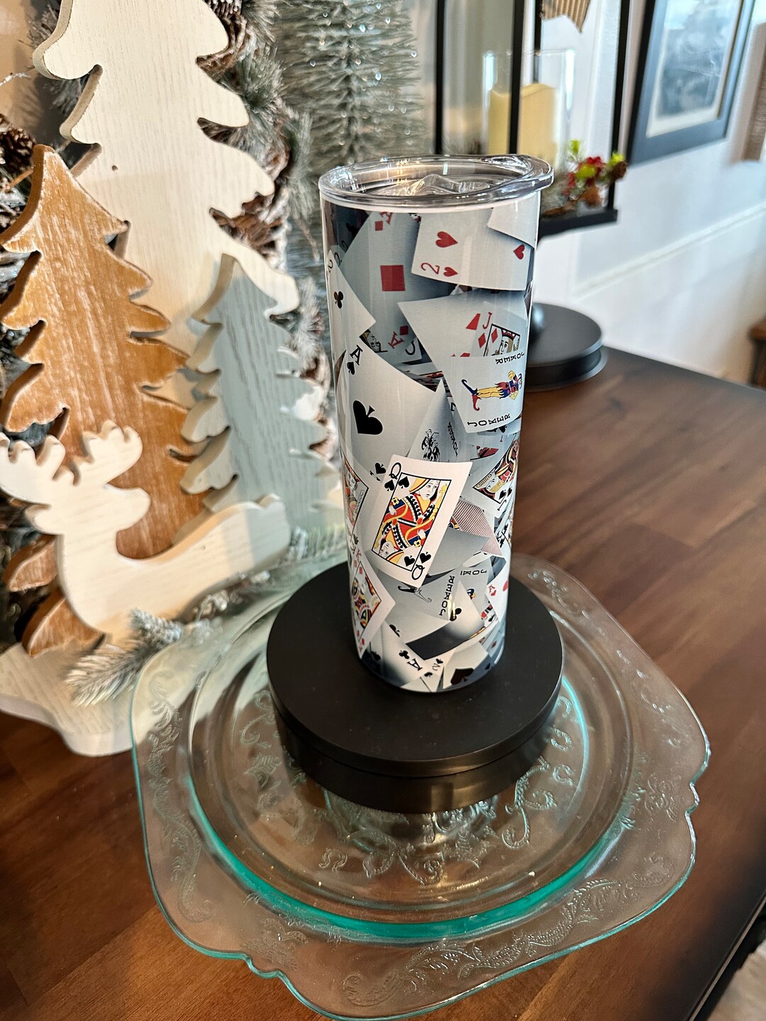 3D Deck of Playing Cards. Tumbler - Etsy