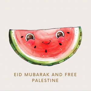 Free Palestine Eid Card Printable, Eid Card Digital, Eid Greeting Card ...