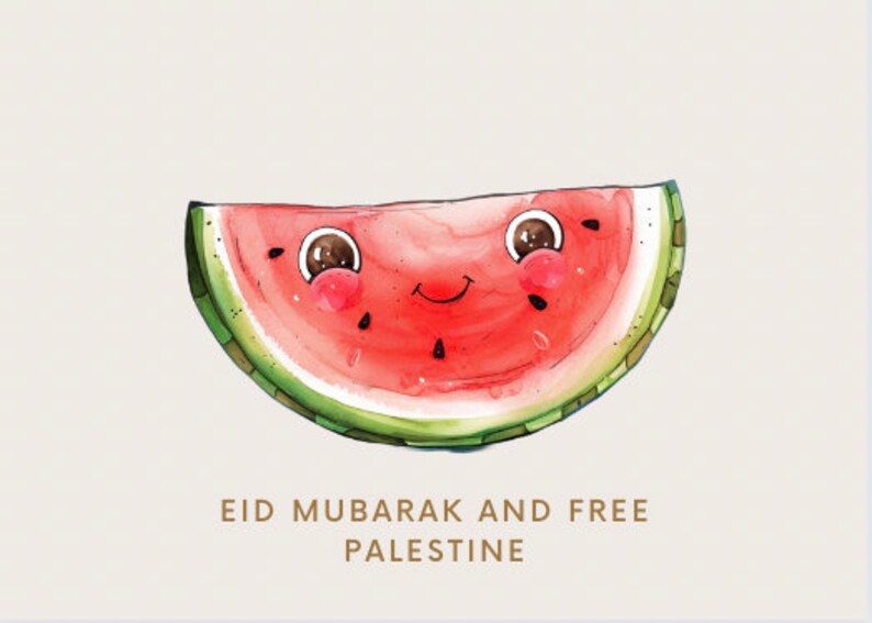 Free Palestine Eid Card Printable, Eid Card Digital, Eid Greeting Card ...