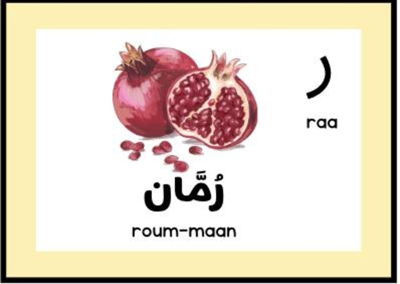 Printable Arabic Alphabet Flashcards | Learn Arabic Letters With ...