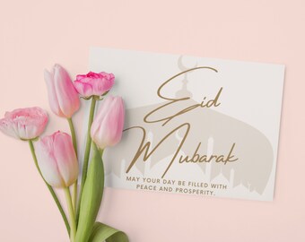 Free Palestine Eid Card Printable, Eid Card Digital, Eid Greeting Card ...