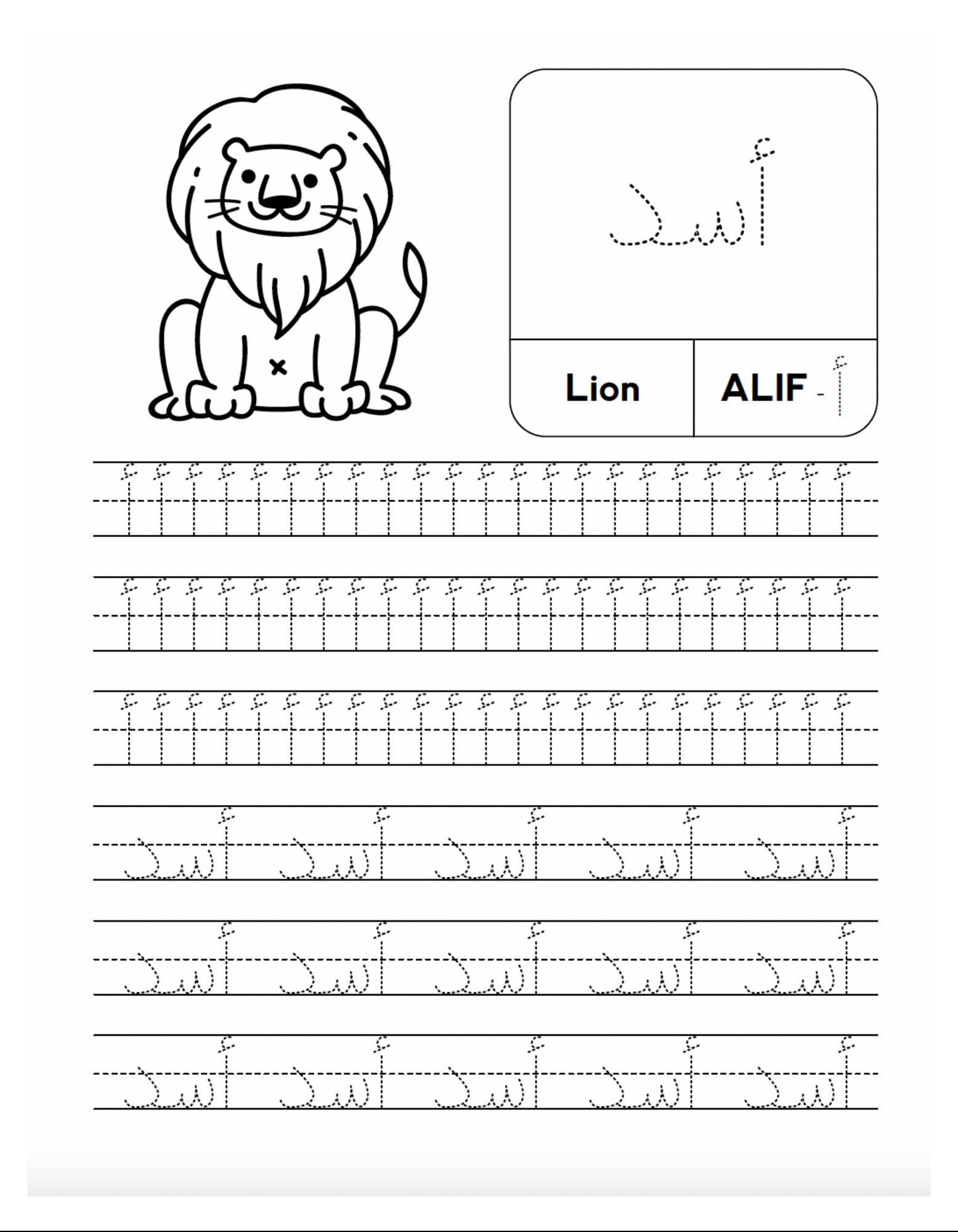 Printable Arabic Alphabet/numbers Activity Book | 120+ Pages Tracing ...