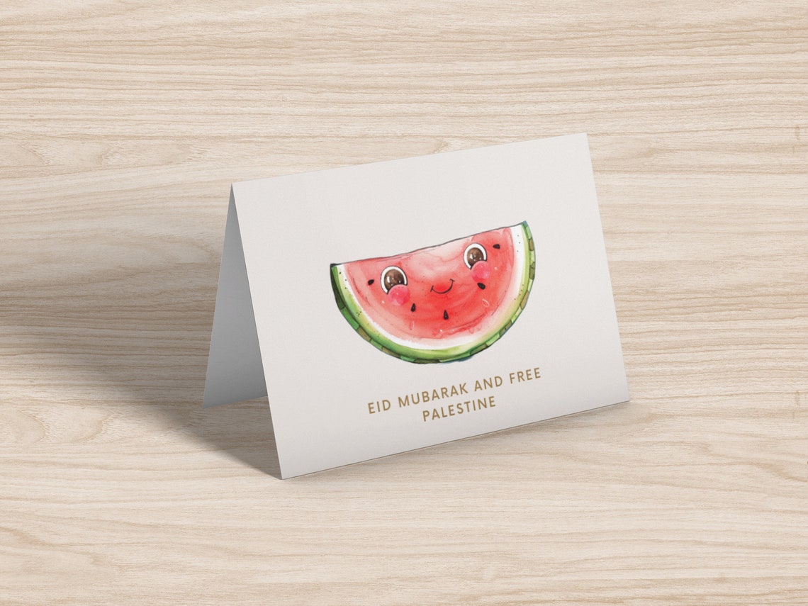 Free Palestine Eid Card Printable, Eid Card Digital, Eid Greeting Card ...