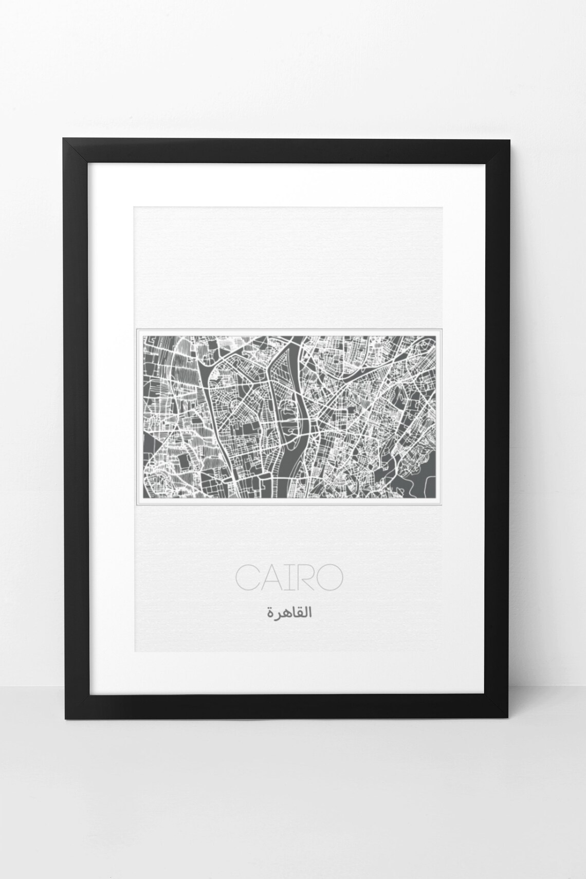 Map of Cairo Printable, Digital Wall Art, Printable Poster, Egypt, City ...