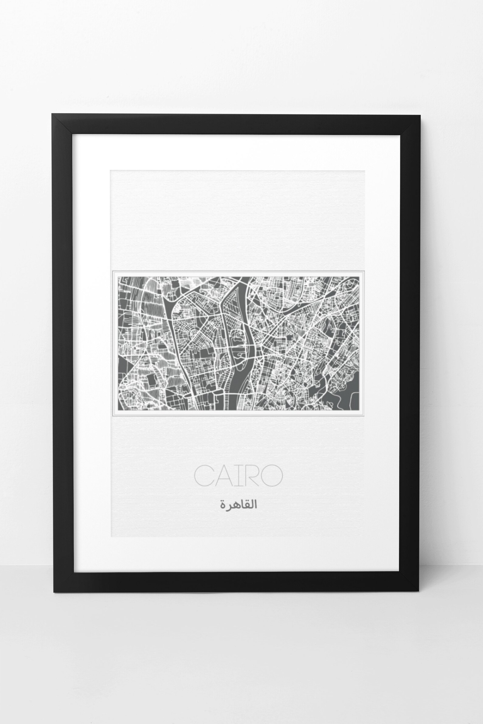 Map of Cairo Printable, Digital Wall Art, Printable Poster, Egypt, City ...