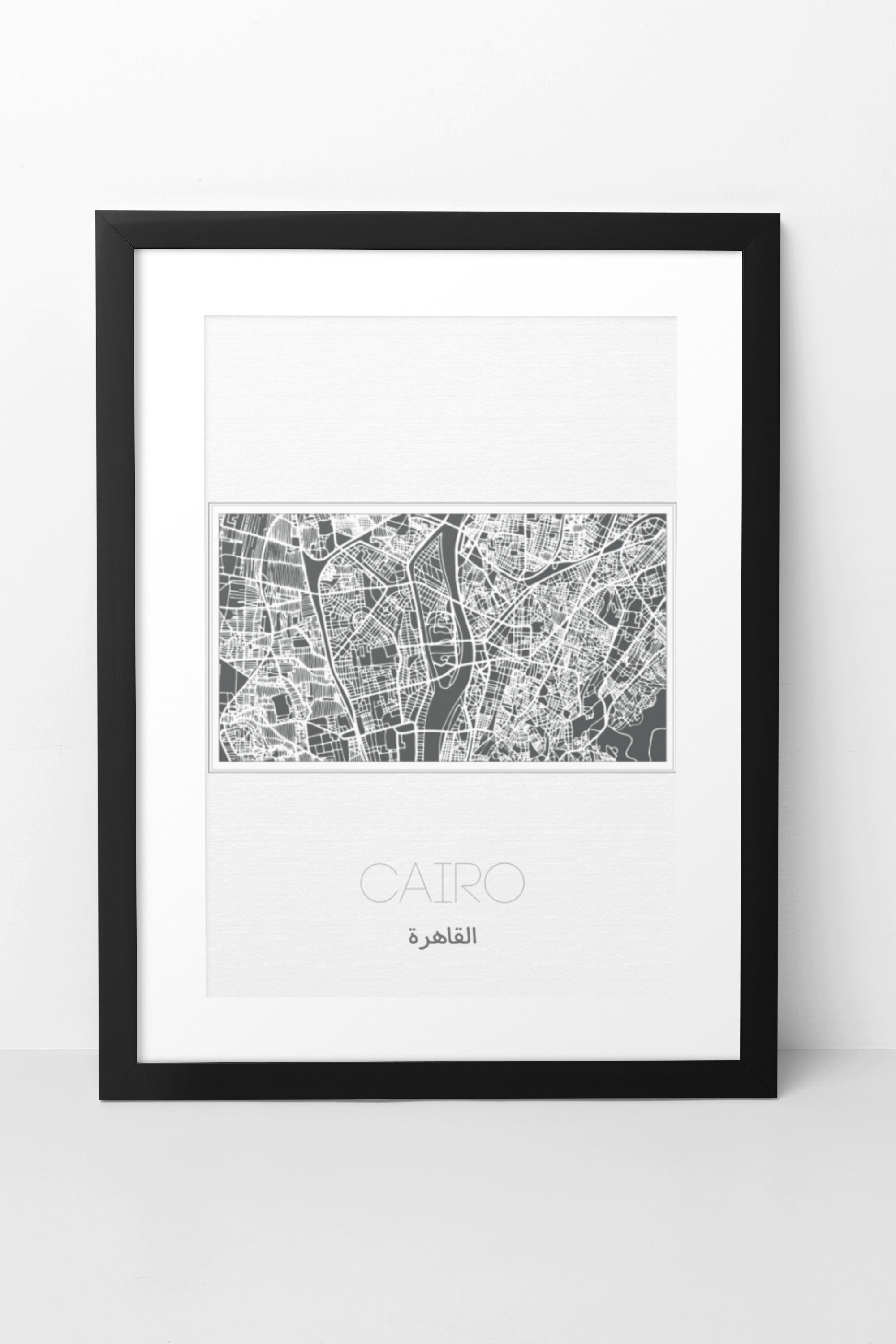 Map of Cairo Printable, Digital Wall Art, Printable Poster, Egypt, City ...