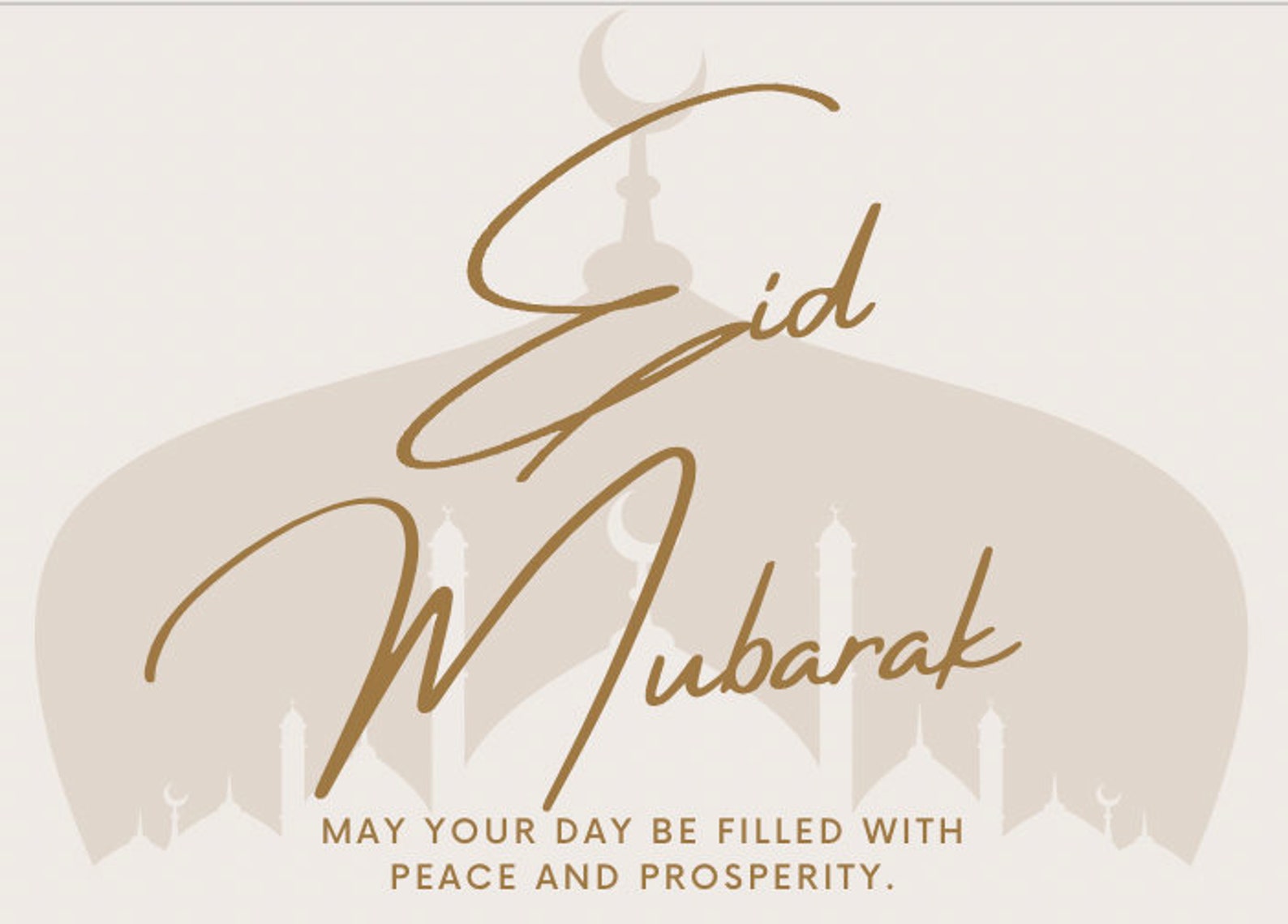 Eid Card Printable, Eid Card Digital, Eid Greeting Card, Eid Mubarak ...