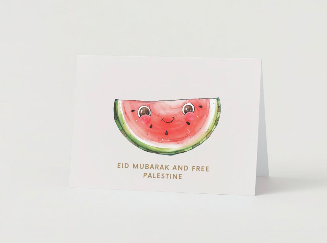 Free Palestine Eid Card Printable, Eid Card Digital, Eid Greeting Card ...
