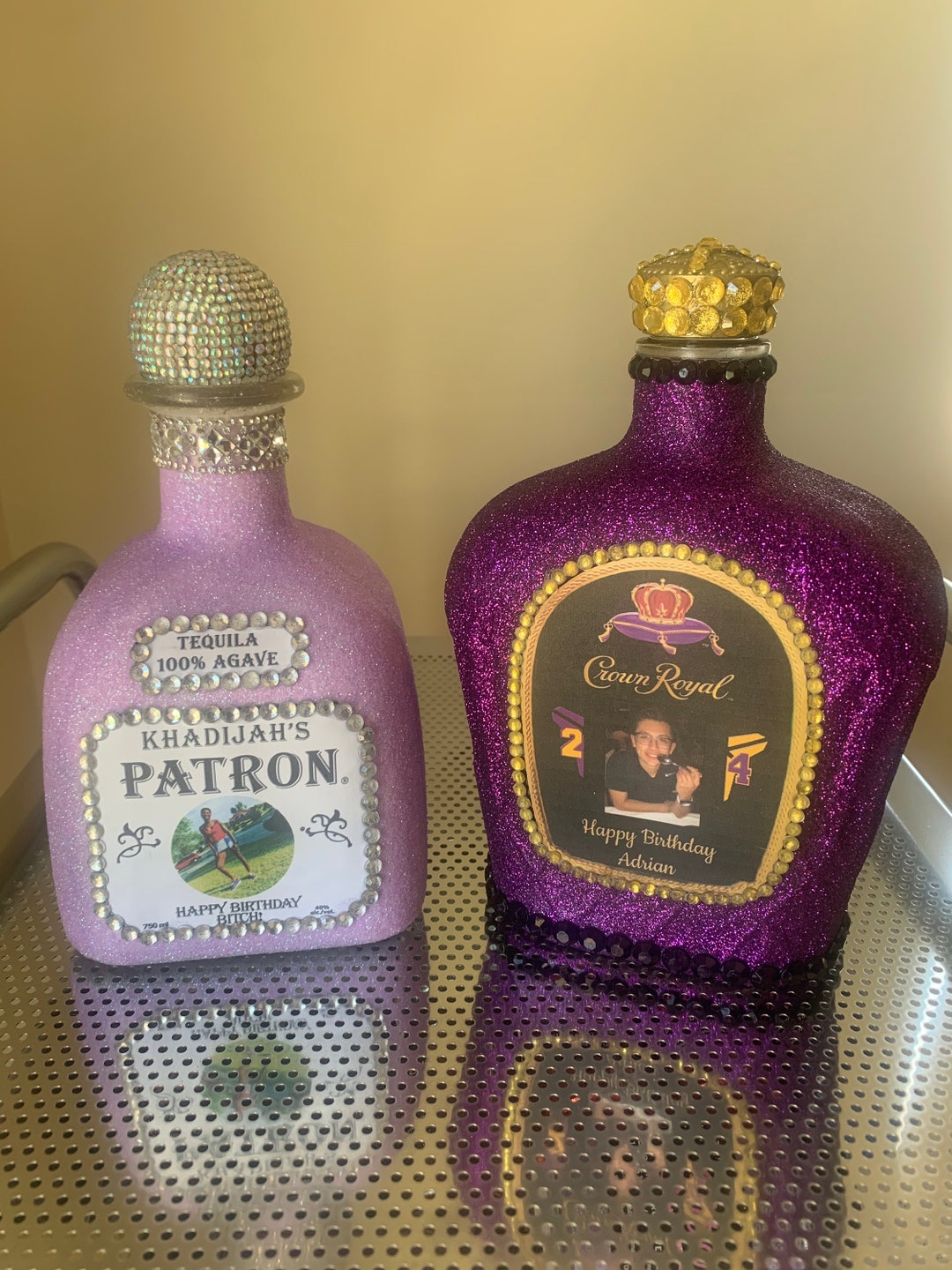 Blinged Out Custom Bottles - Etsy
