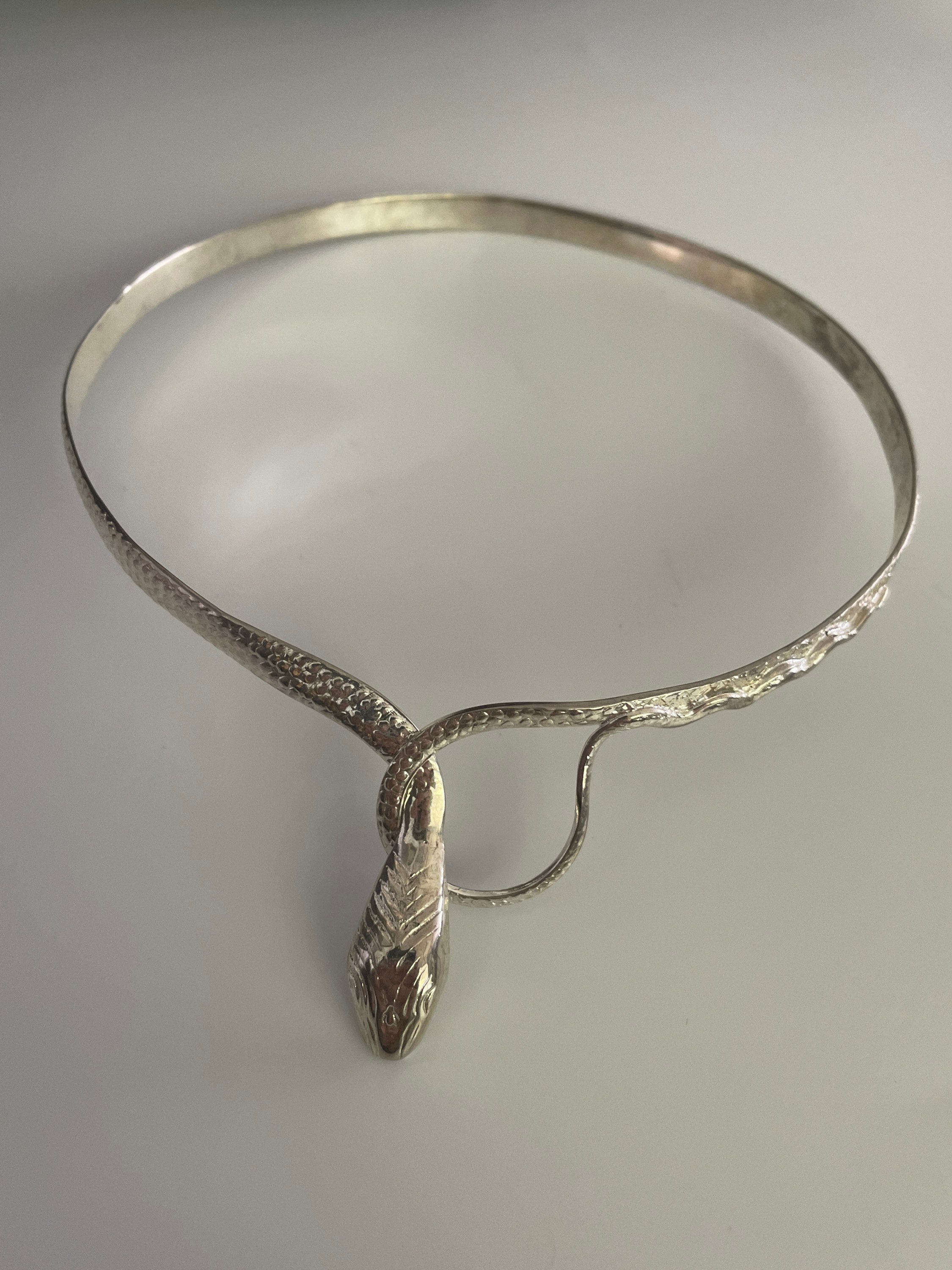 Guardian Snake Collar Necklace and Bracelet - Etsy