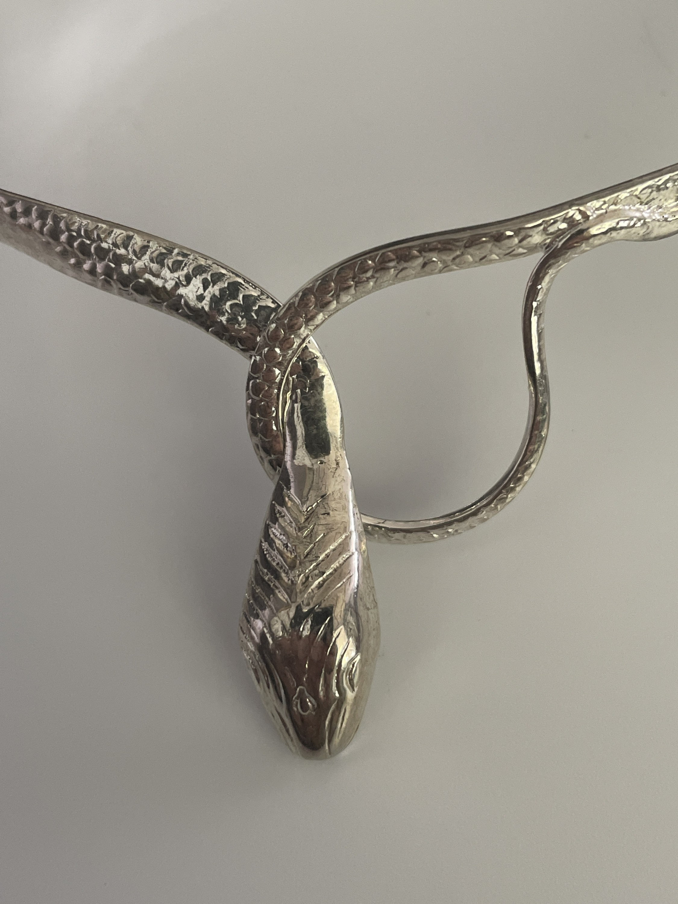 Guardian Snake Collar Necklace and Bracelet - Etsy