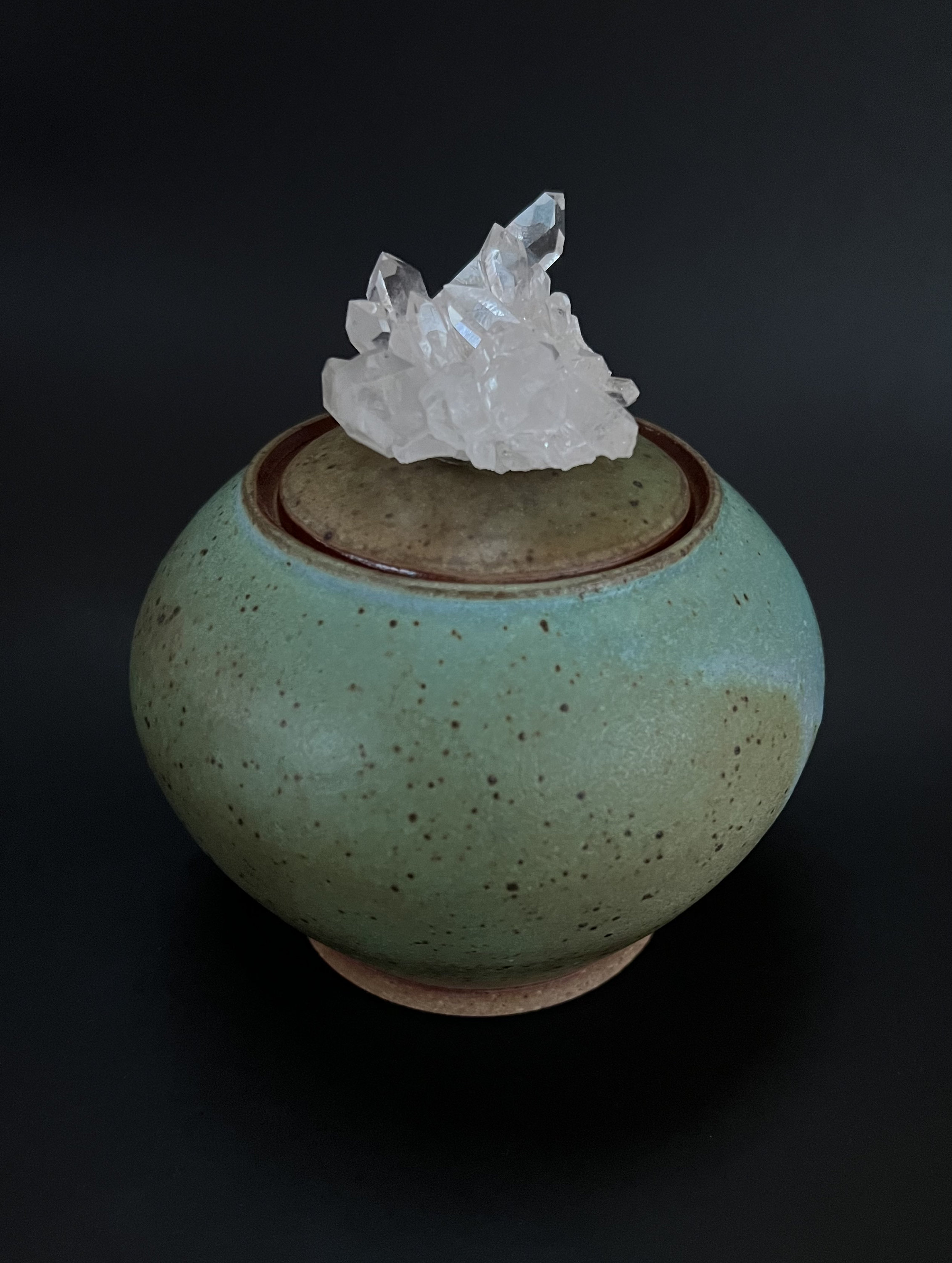 Crystal Lidded Moon Jar - Etsy