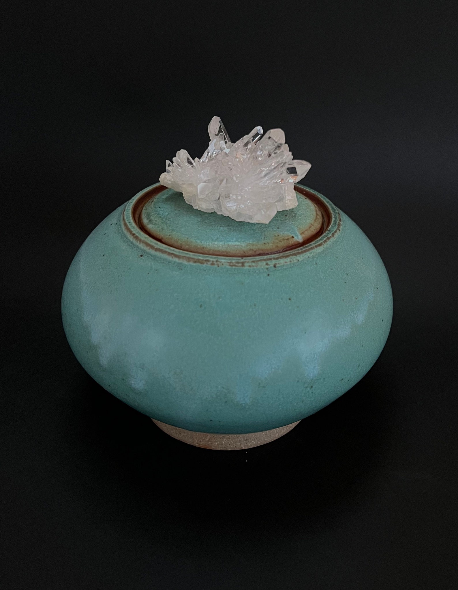 Crystal Lidded Moon Jar - Etsy